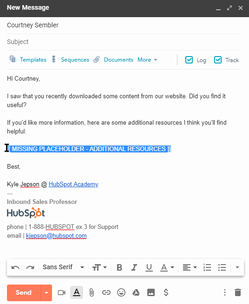 Gebruik templates en snippets in HubSpot | Cuex